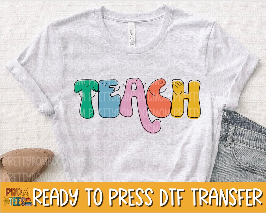 First Grade Teacher Dream Team DTF Shirt Transfer Dtf - Etsy