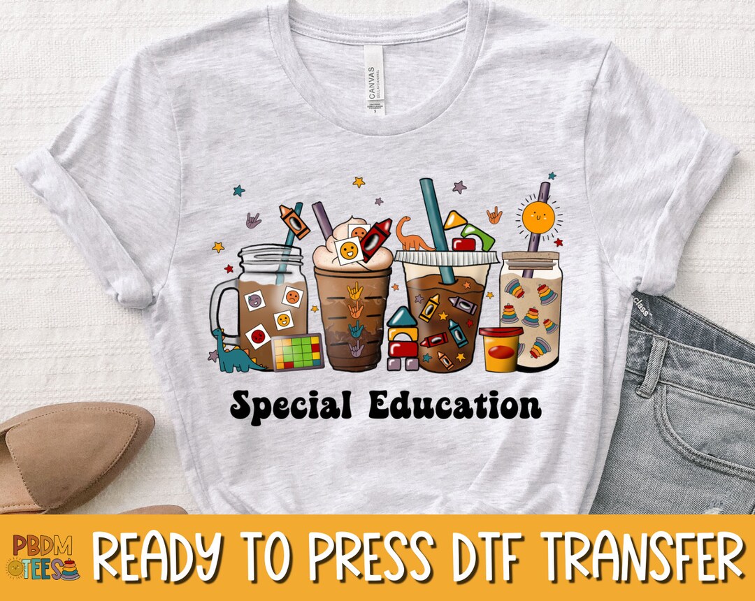 Sped Dtf Special Education Dtf Transfer Ready for Press - Etsy