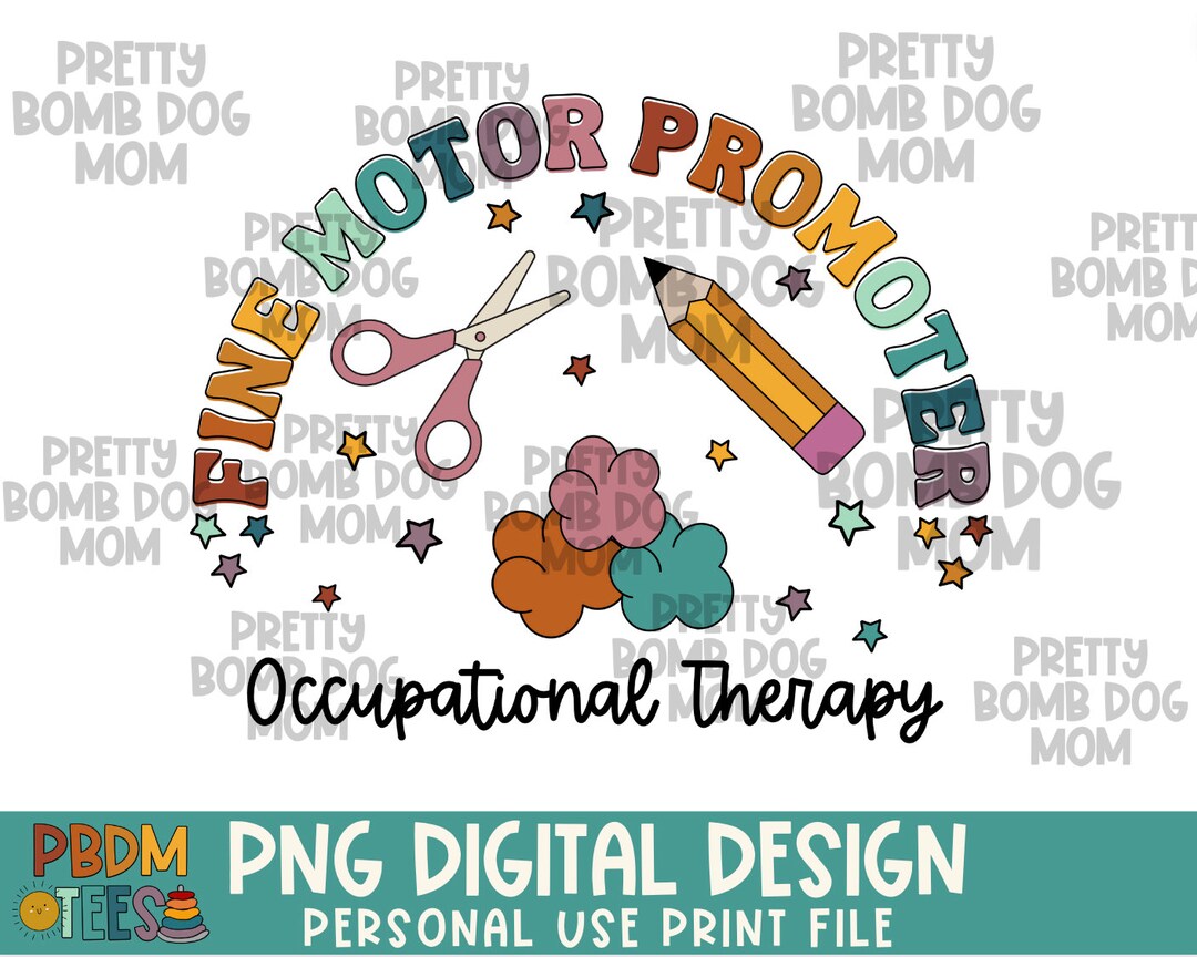 Fine Motor Promoter PNG Sublimation Design - Etsy Australia