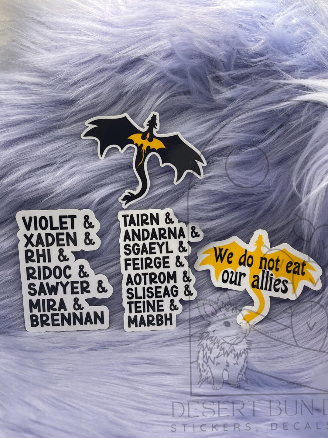 Fourth Wing Inspired Sticker Pack, Dragon Stickers, Bookish Sticker ...