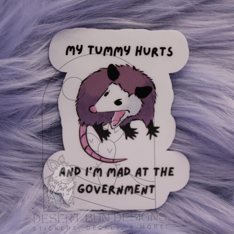 Possum Meme Stickers - Etsy
