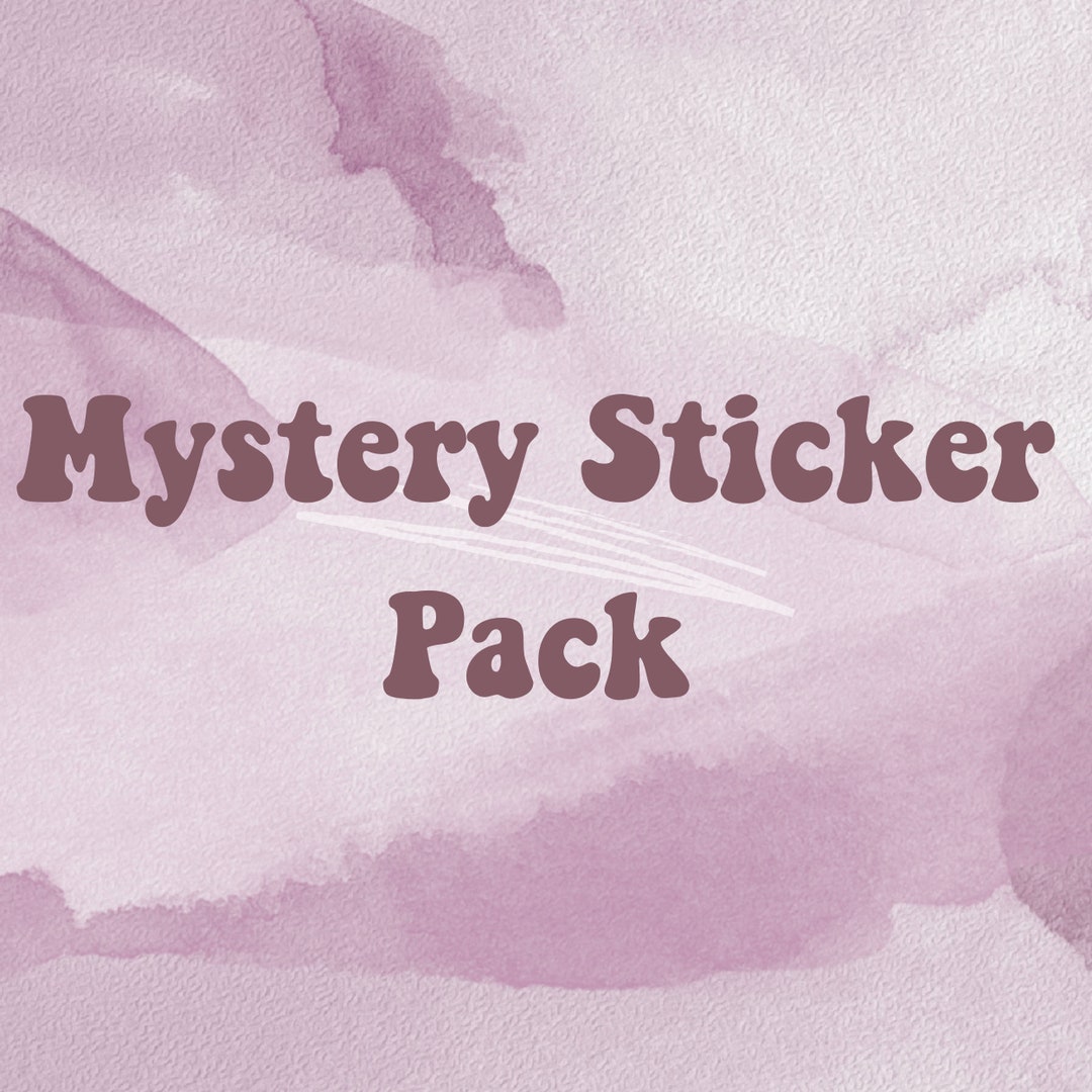 Mystery Sticker Pack, 10 Laminated Stickers, Laptop Decals - Etsy