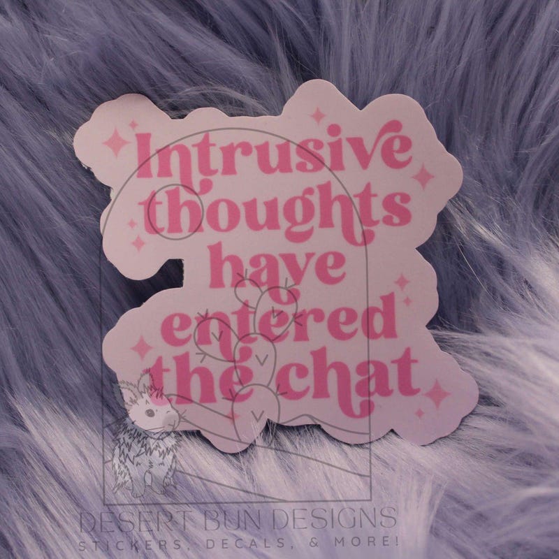 Intrusive Thoughts Funny - Etsy