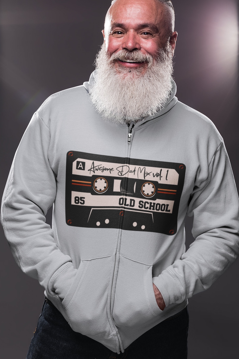 Awesome Dad Mix Old School Retro Cassette Tape Design Father's Day ...