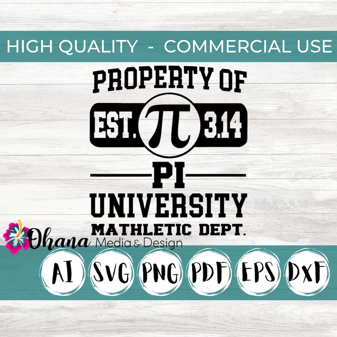 Pi Day Svg | Pi University Sports Shirt Design | Mathletes Tee ...