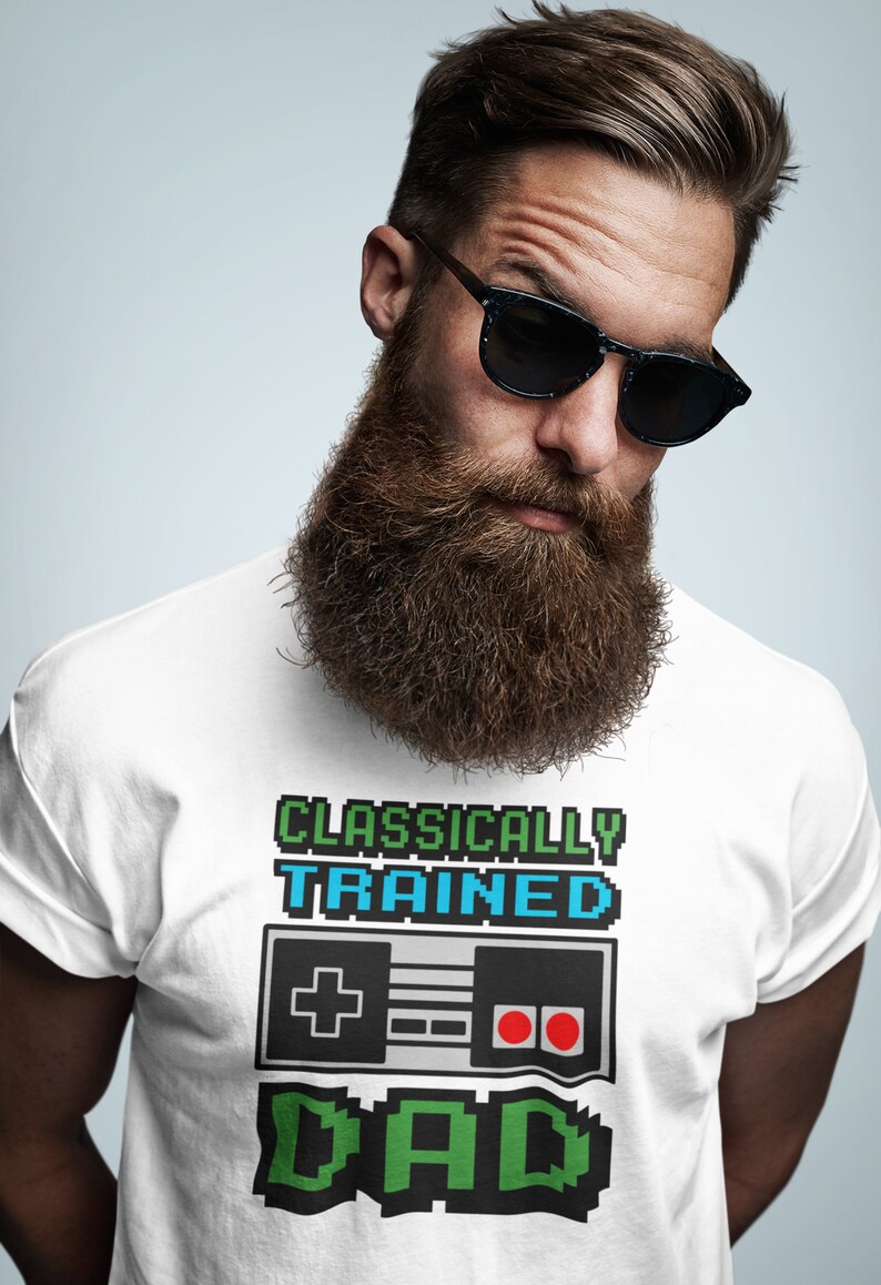 Classically Trained Dad Video Game Inspired Father's Day Design ...
