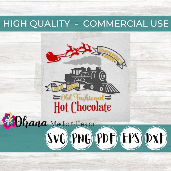 Polar Express Hot Chocolate Svg - Etsy