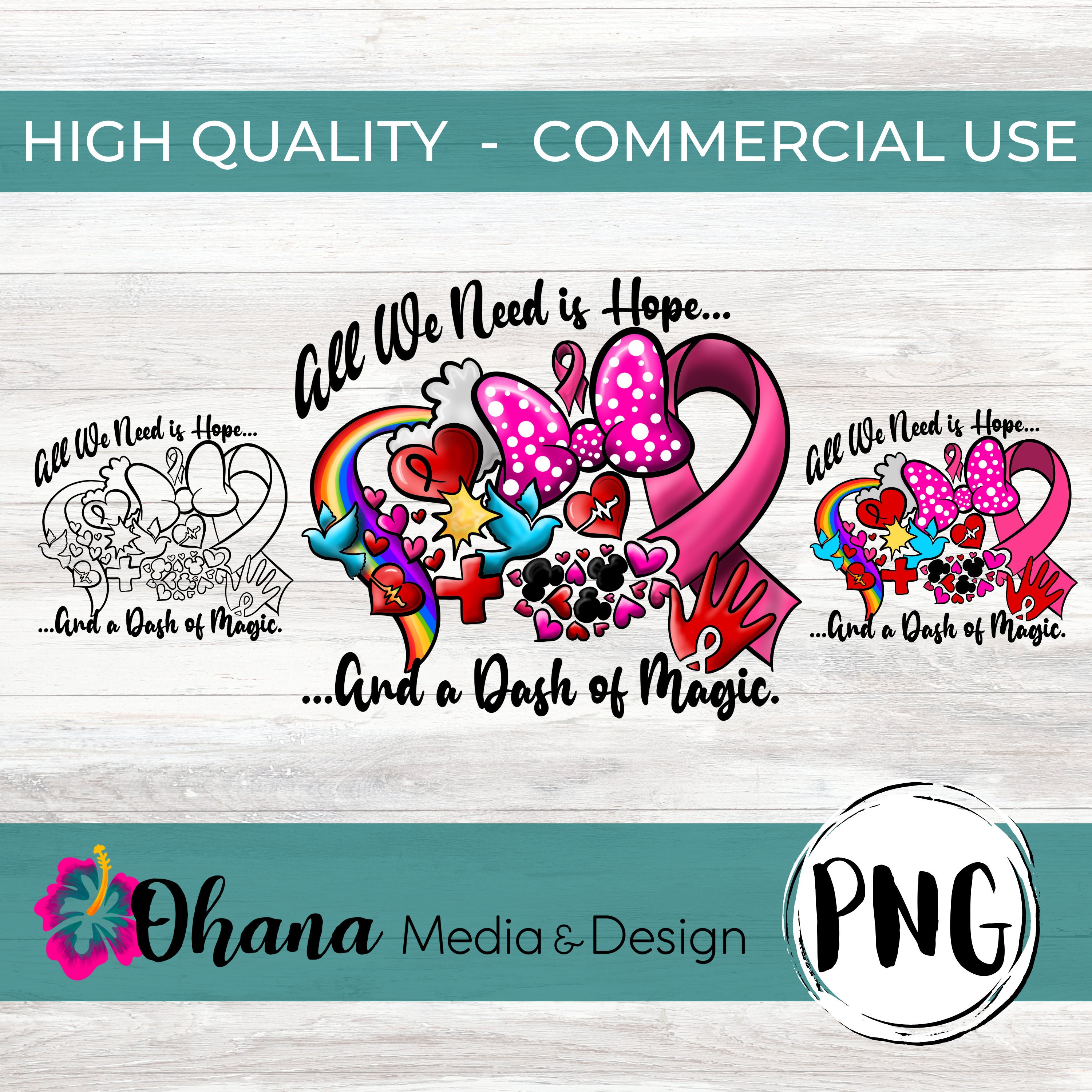 Inspirational Breast Cancer Phrase | Magic Inspired Colorful Breast ...