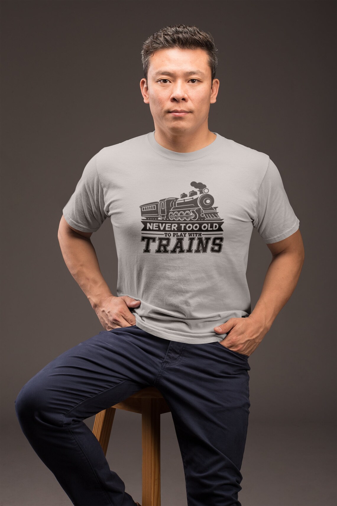 Trains SVG | Never Too Old to Play With Trains SVG | Locomotive PNG ...