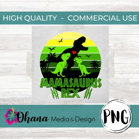 Mamasaurus Rex Dinosaur Tyrannosaurus Family Mothers | Etsy