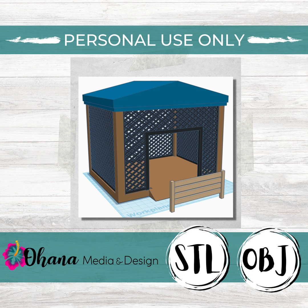 Small Animal Pen Miniature Animal 3D Print File | Miniature Toy Animal ...