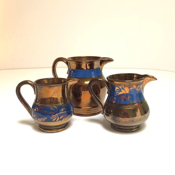 Blue Lusterware - Etsy