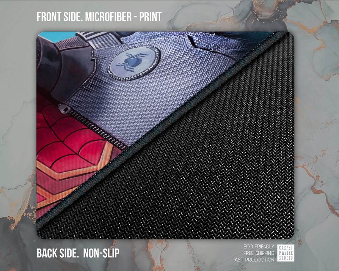 Comic Large Desk Mat Action Comic HD Desk Pad Coloroful - Etsy