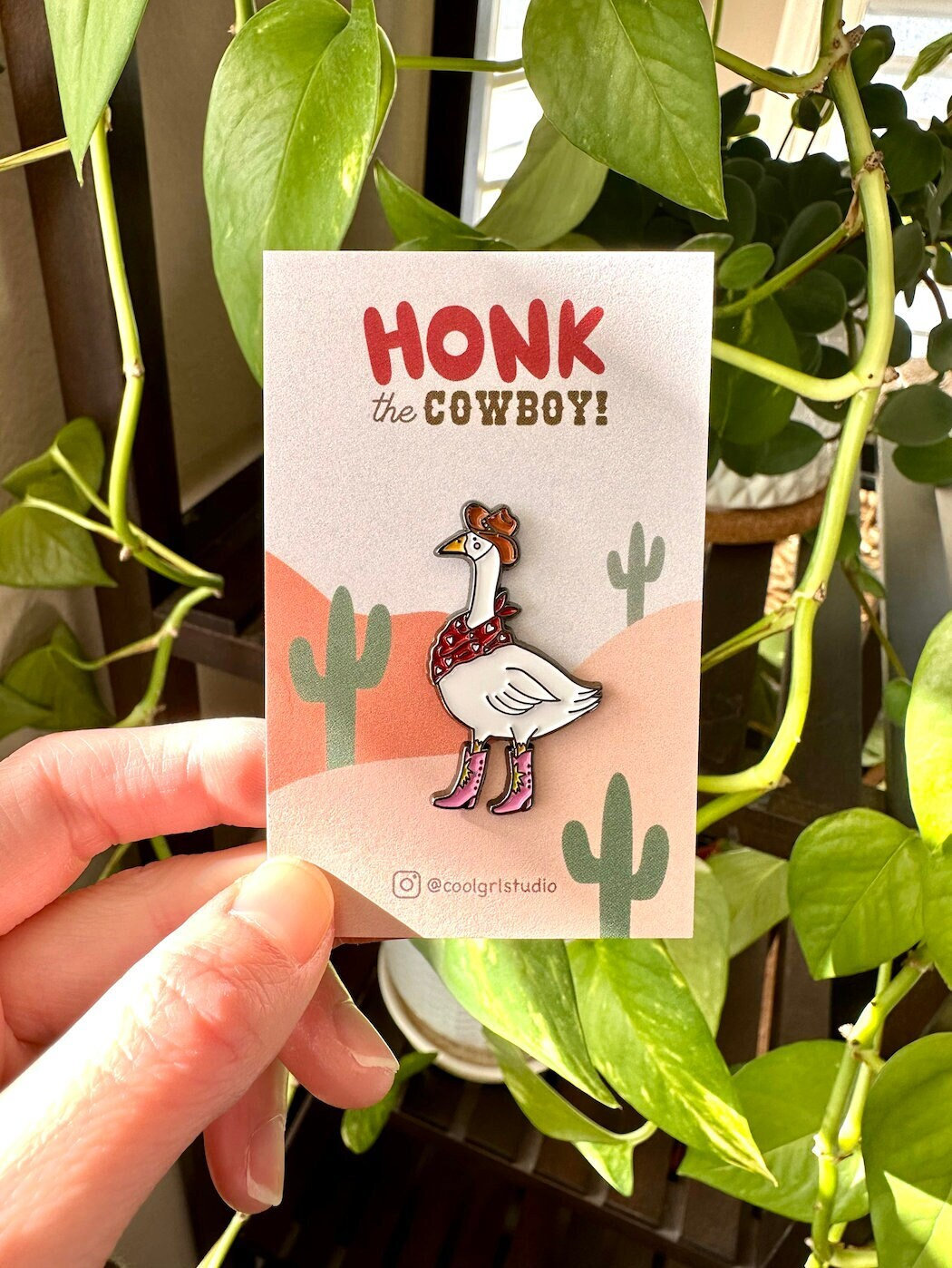 Cowboy Goose Pin Untitled Goose Game Goose Gift Halloween - Etsy