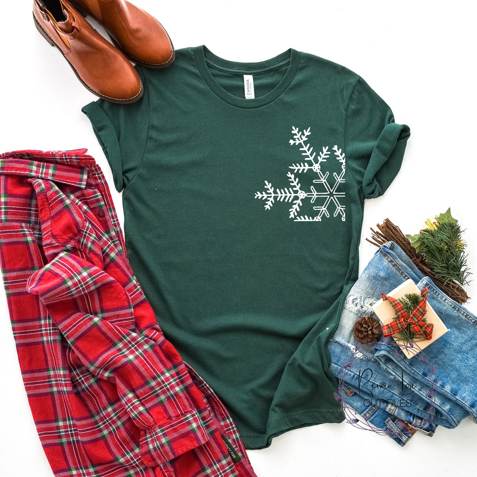 Snowflake Svg, Let It Snow Winter Svg, Christmas Shirt Svg, Snowflake ...