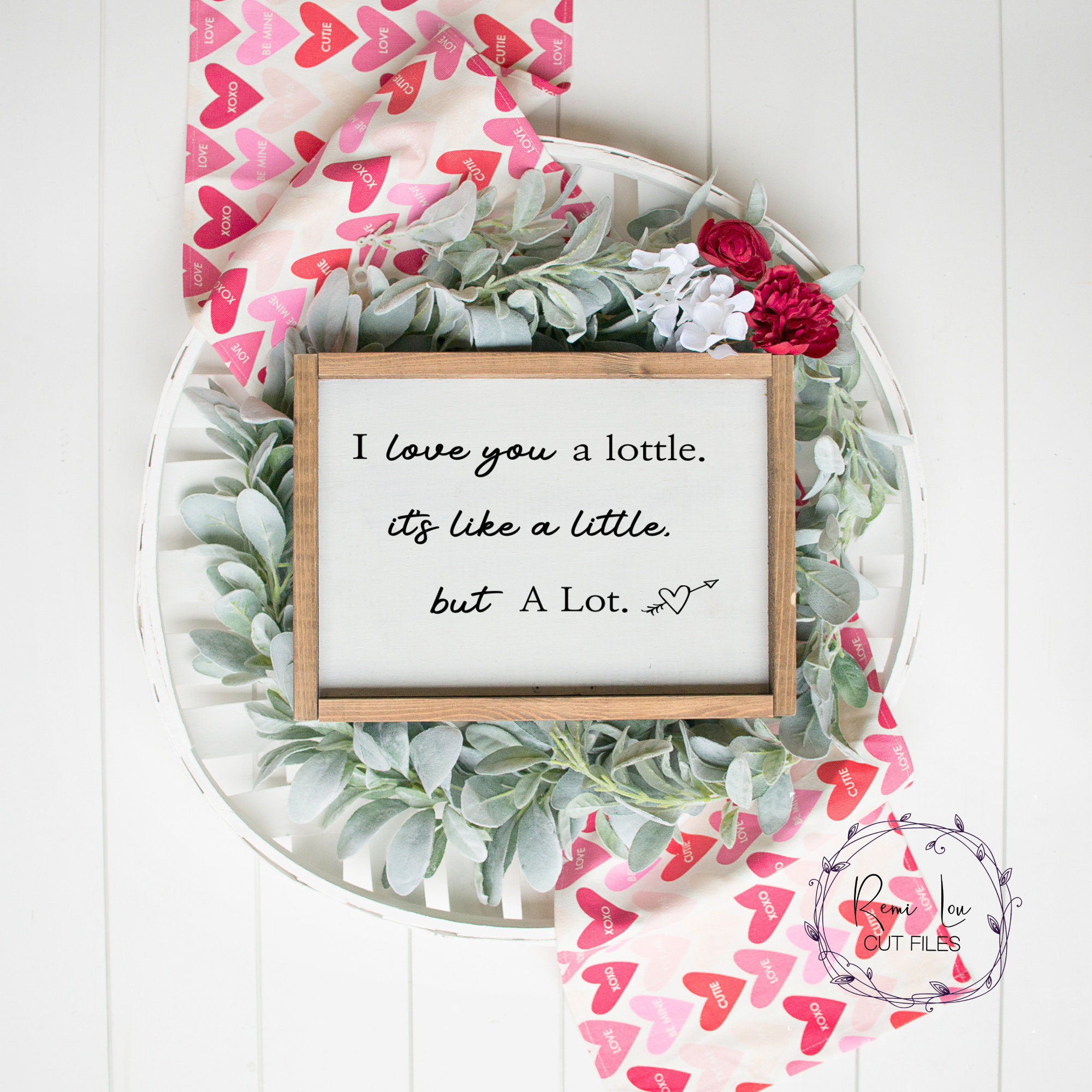 I Love You A Lottle It's Like A Little but A Lot Love SVG - Etsy