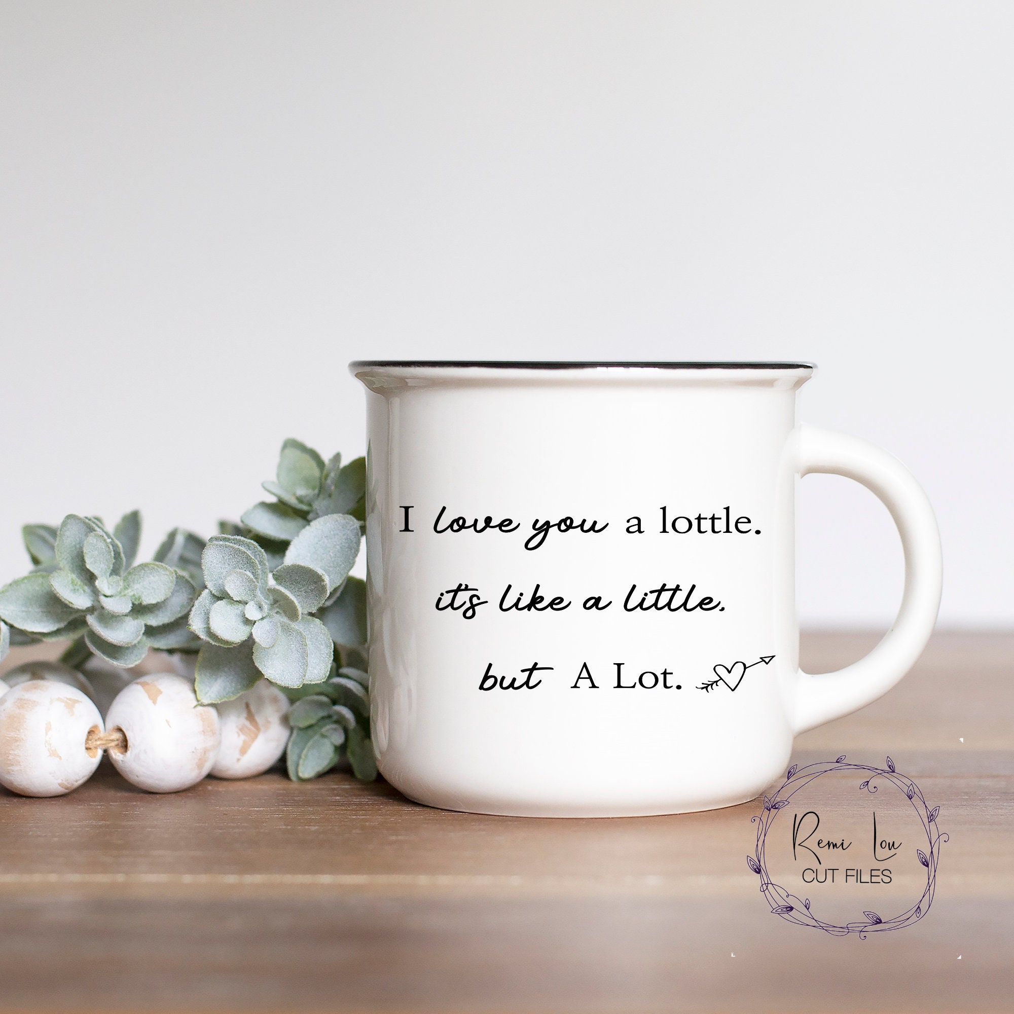 I Love You A Lottle It's Like A Little but A Lot Love SVG - Etsy