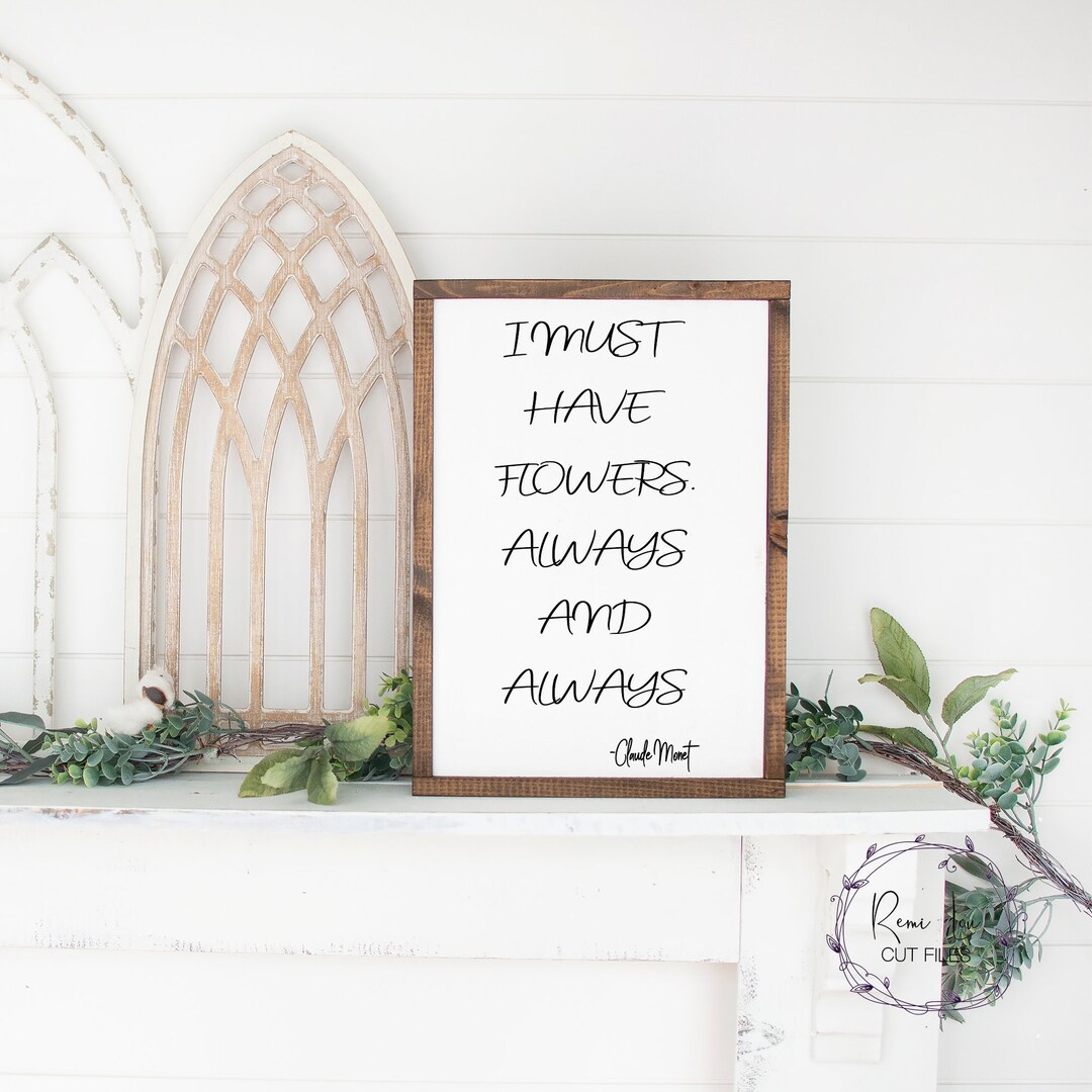 Debo tener flores siempre y siempre primavera SVG flor SVG - Etsy España