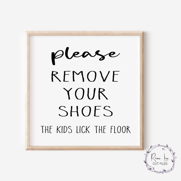No Shoes Funny Sign - Etsy