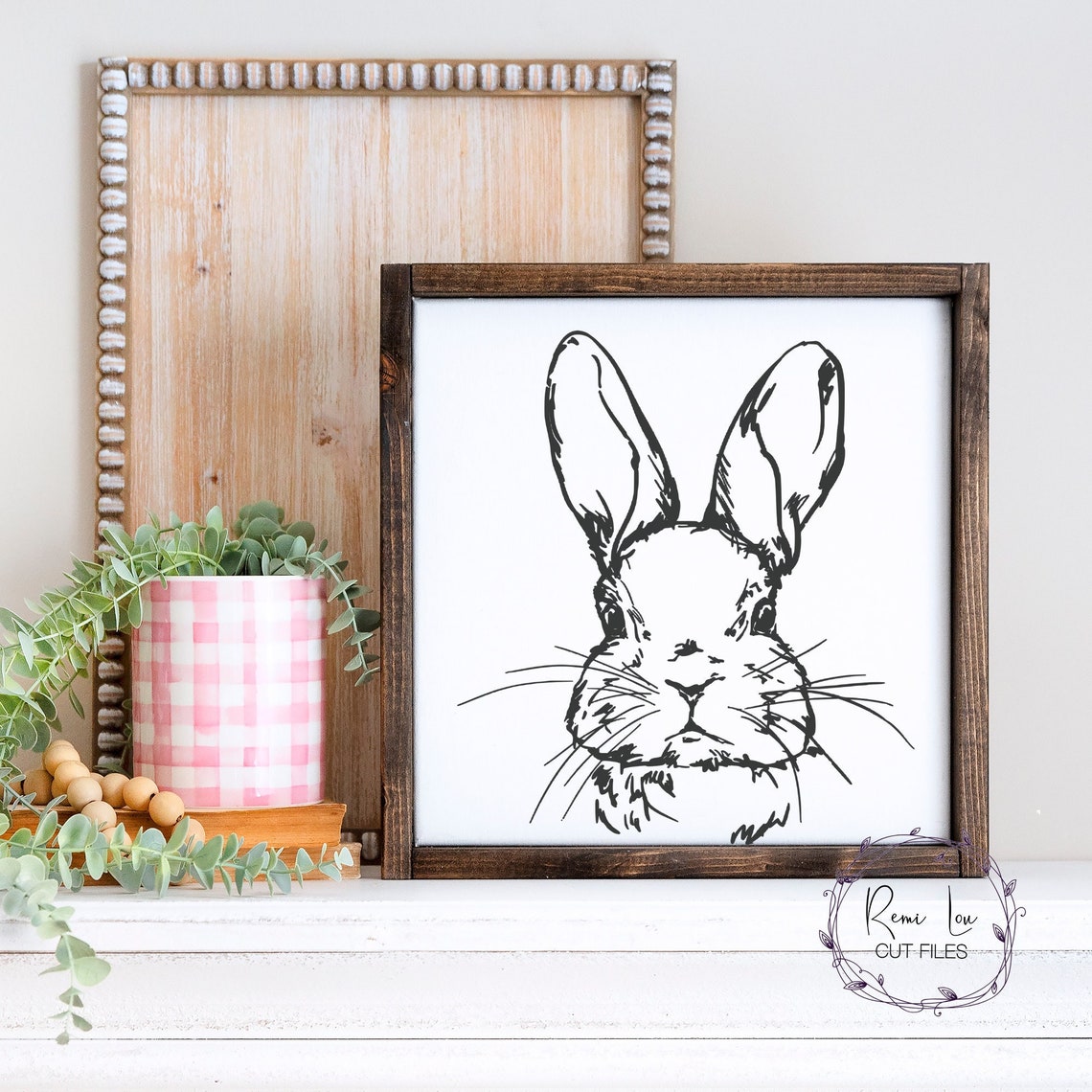 Easter Bunny SVG Rabbit SVG Spring Svg Farmhouse Sign Svg - Etsy