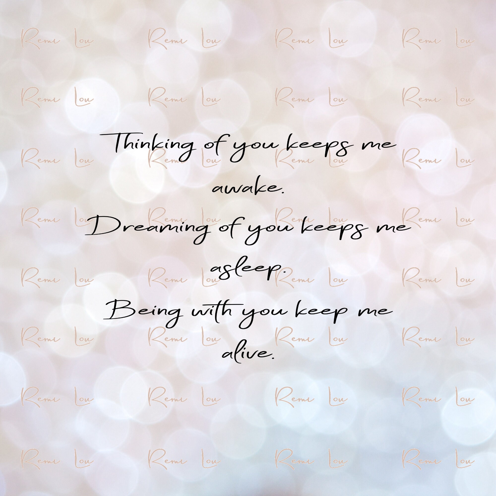 Thinking of You Keeps Me Awake Love SVG, Sign for Above Bed SVG ...