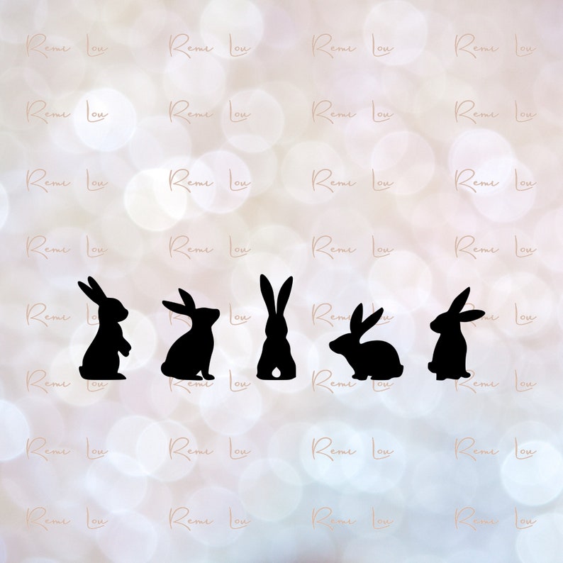 Easter Bunny SVG Bunny Ears Printable Easter Decor Easter | Etsy