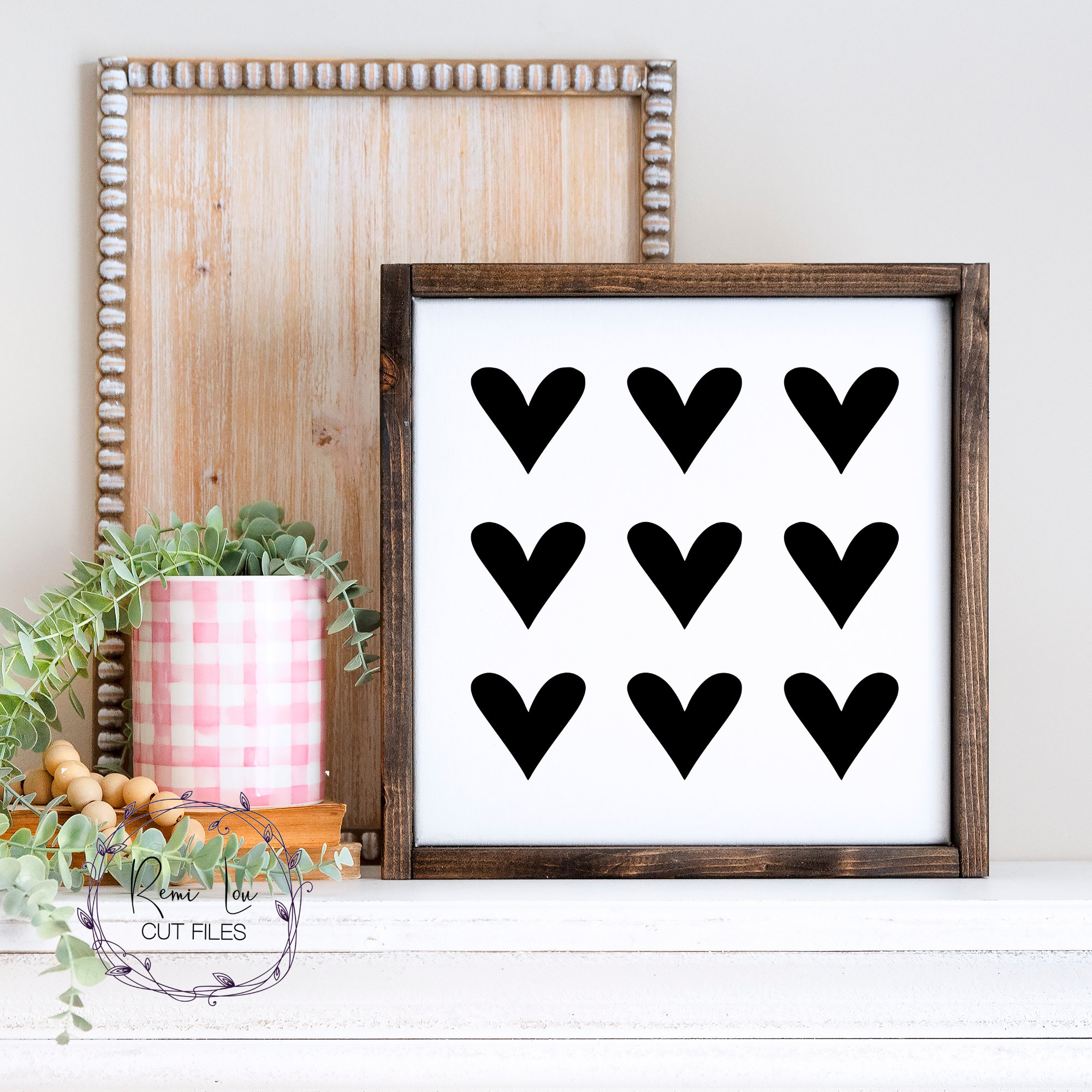 Heart Pattern SVG Valentines Day SVG Valentine Heart Svg - Etsy