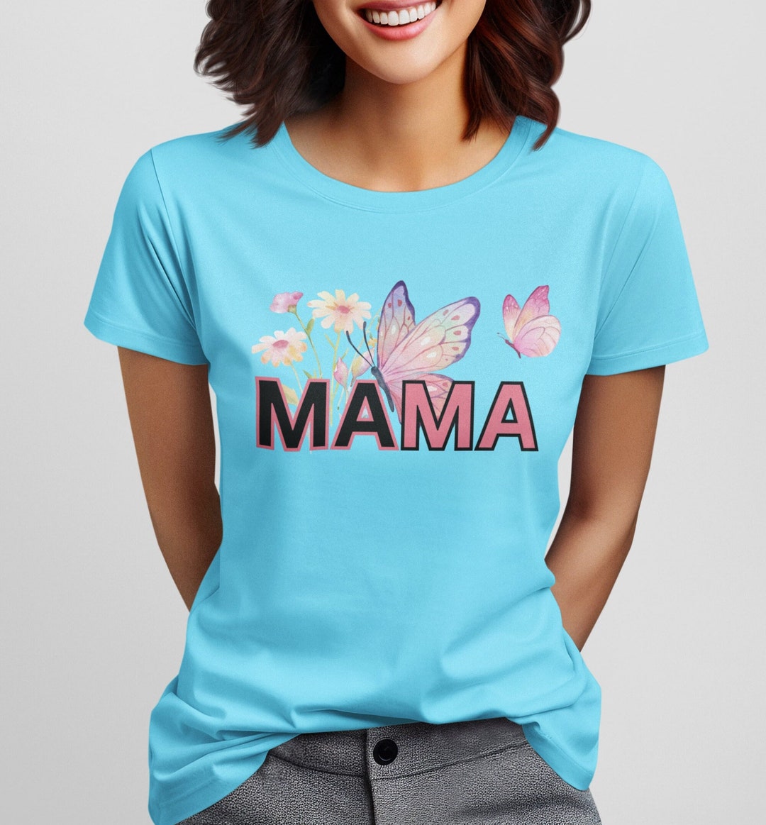Butterfly Mama Png, Floral Mama PNG, New Mom Png, Mothers Day Png ...