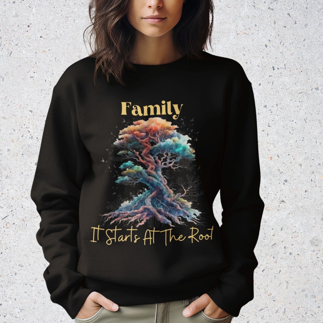 Family Tree Sweatshirt, Family Tree Sweater, Matching Family Sweatshirt ...