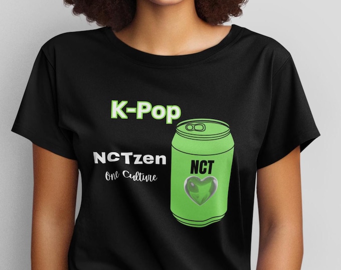 NCT Logo Graphic Tshirt Black - Etsy