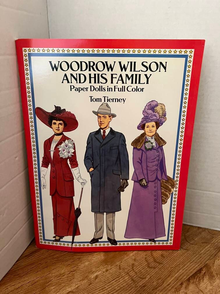 1991 Woodrow Wilson and His Family Paper Dolls in Full Color - Etsy