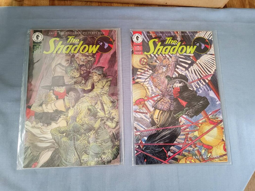 1994 the Shadow Comic Books #1 and #2 From Dark Horse Comics - Etsy