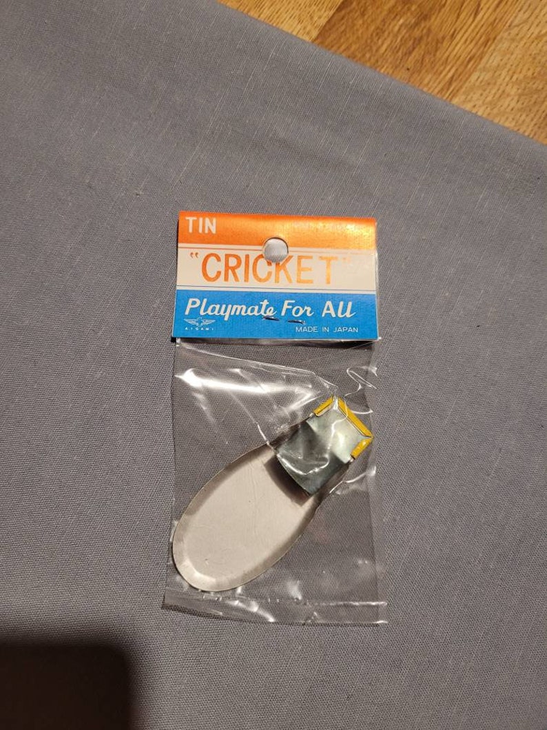 1960s Vintage Tin cricket Playmate for All Clickers, Set of Three - Etsy