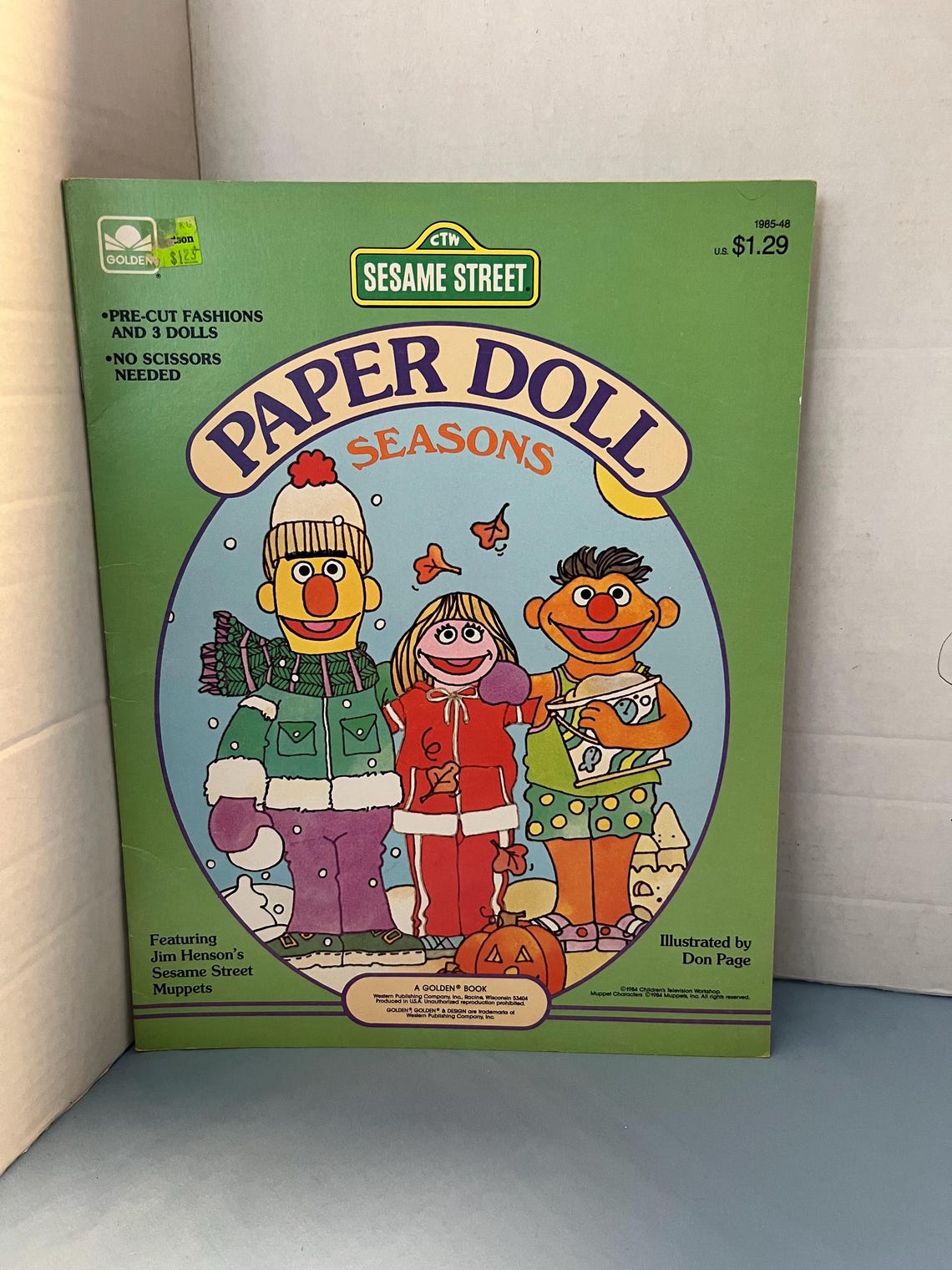 1984 CTW Sesame Street Paper Doll Seasons - Etsy