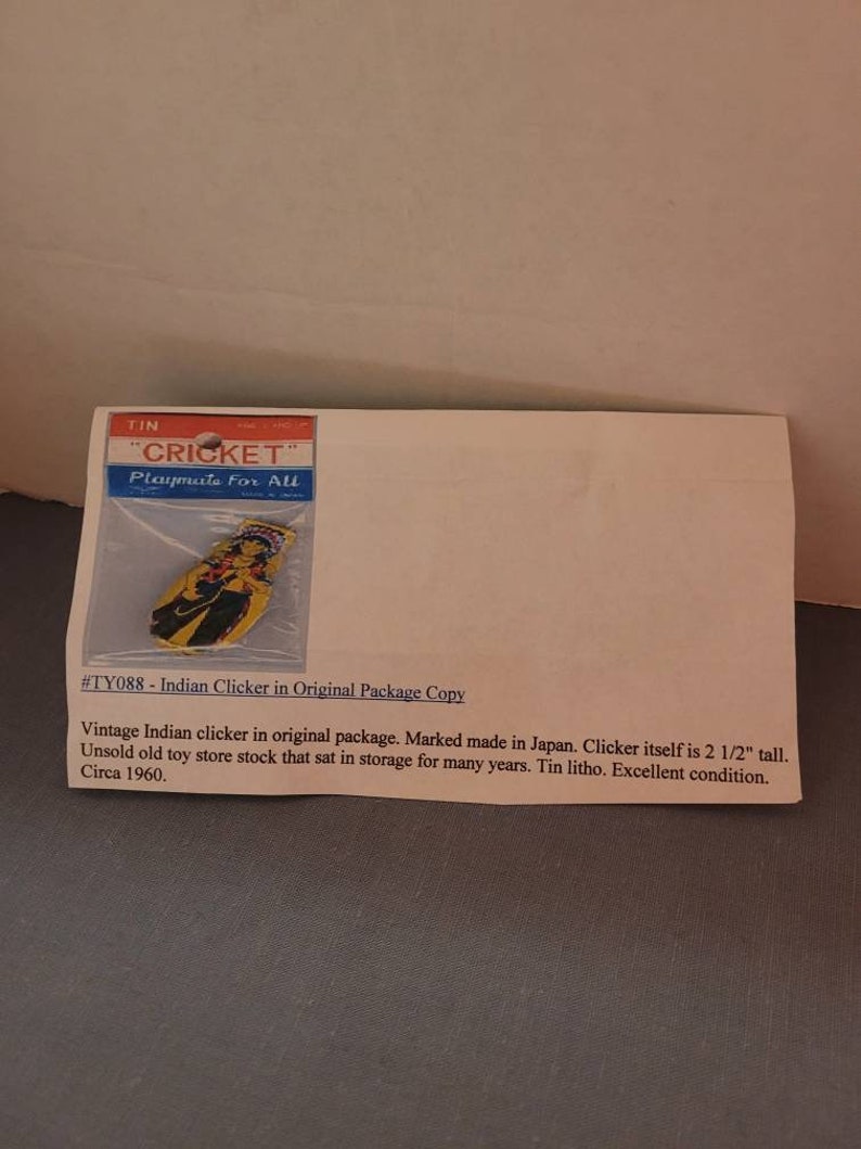 1960s Vintage Tin cricket Playmate for All Clickers, Set of Three - Etsy
