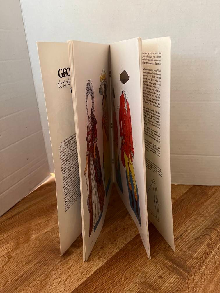 1989 George Washington and His Family Paper Dolls in Full Color - Etsy