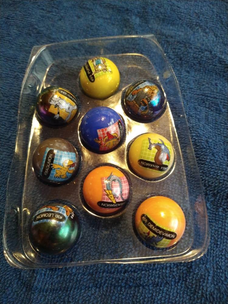 Digimon Digital Monsters Marbles - Etsy