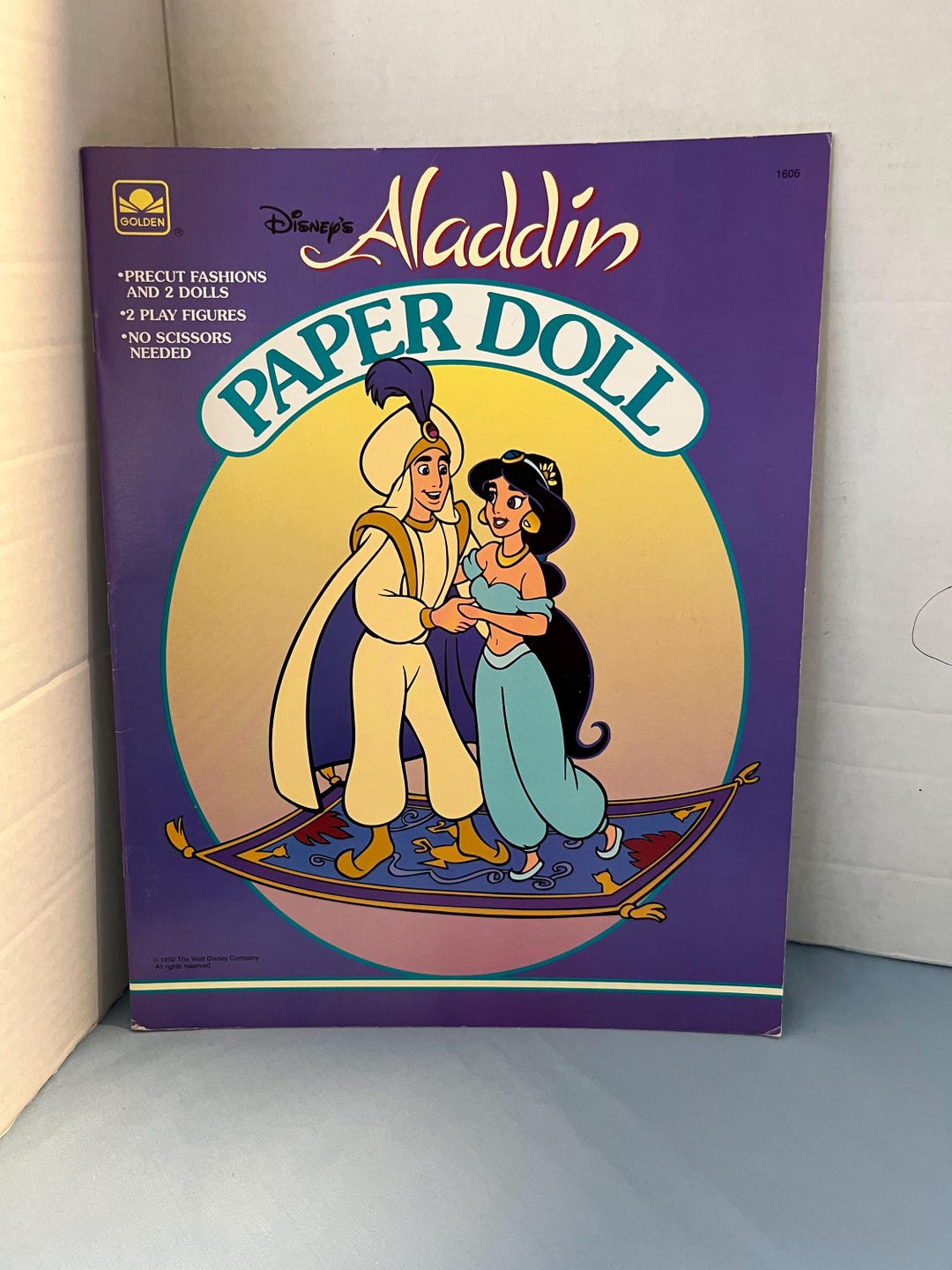 1992 Disney's Aladdin Paper Doll - Etsy