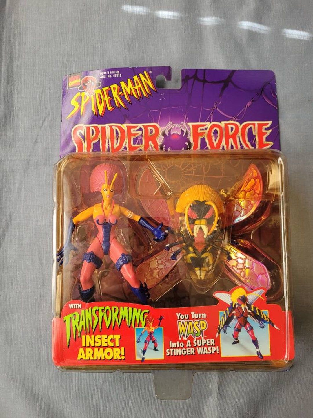 1997 Marvel Comics Wasp With Transforming Insect Armor Action Figure - Etsy