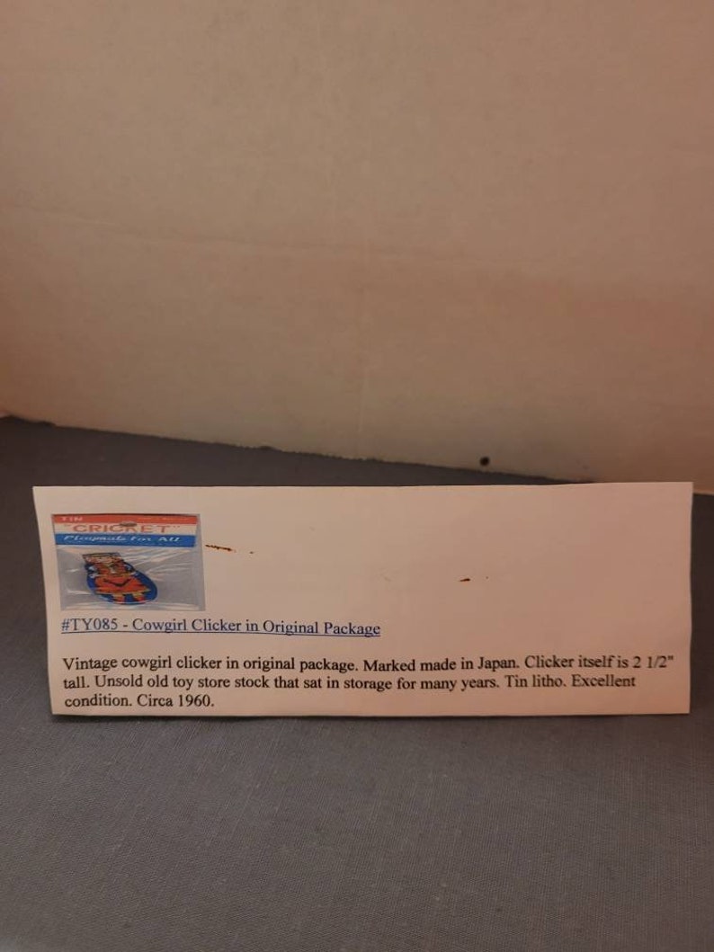 1960s Vintage Tin cricket Playmate for All Clickers, Set of Three - Etsy