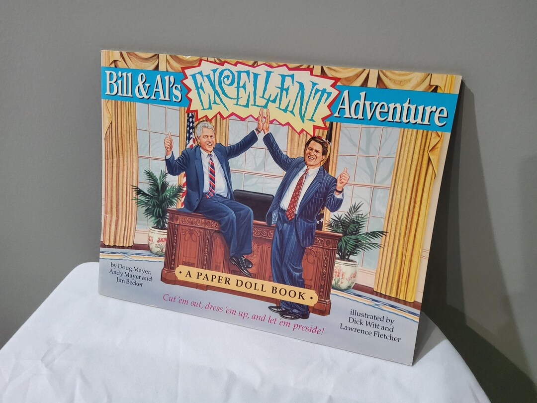 1994 Bill & Al's Excellent Adventure Paper Doll Book. - Etsy