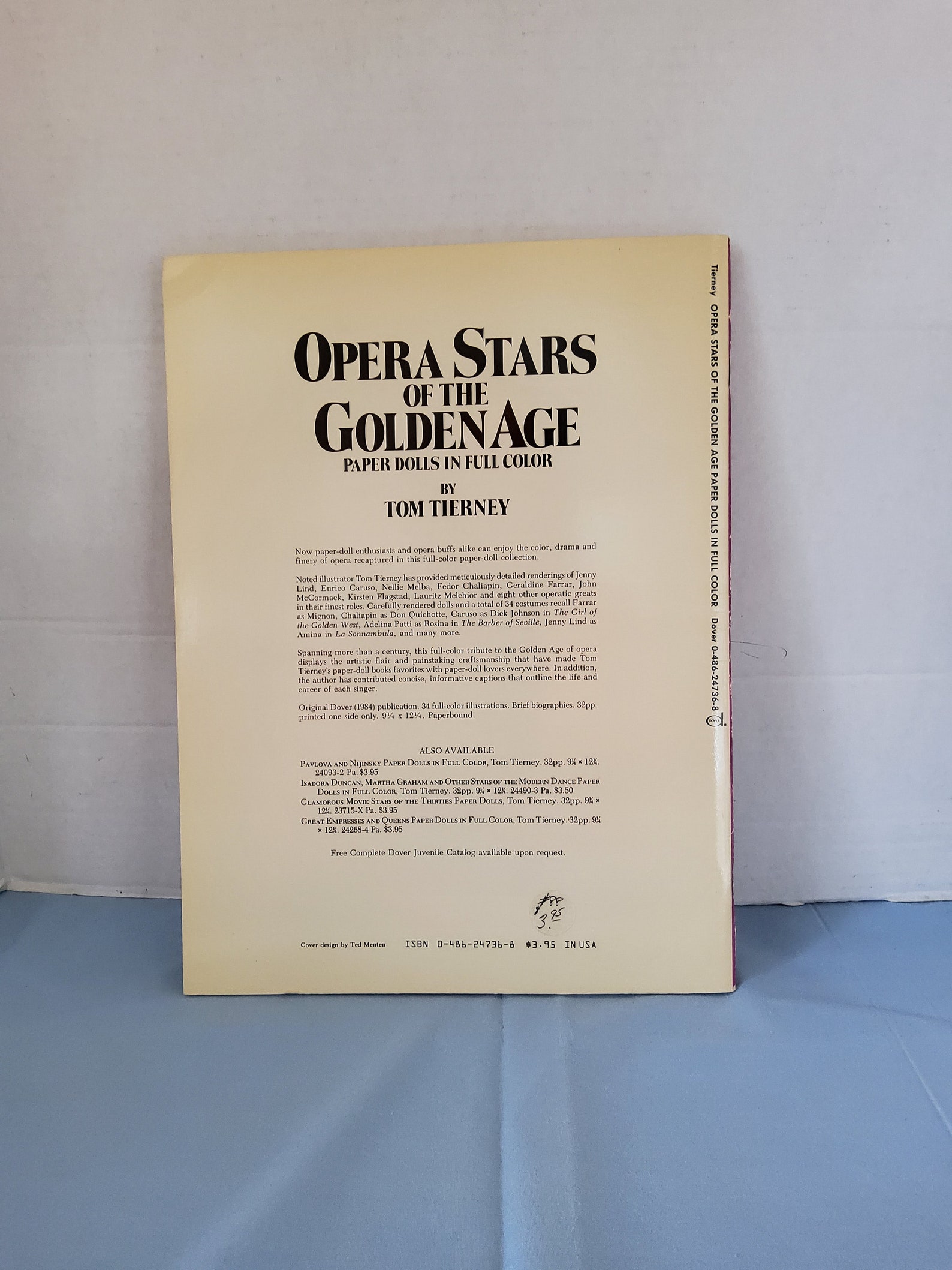 1984 Opera Stars of the Golden Age Paper Dolls in Full Color - Etsy