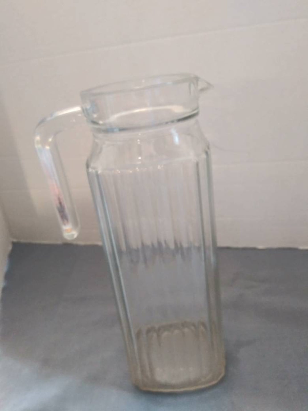 Three Inch Square Glass Refrigerator Pitcher With Handle - Etsy