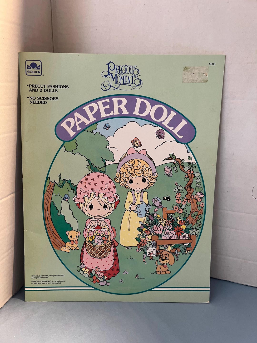 1992 Precious Moments Paper Doll - Etsy