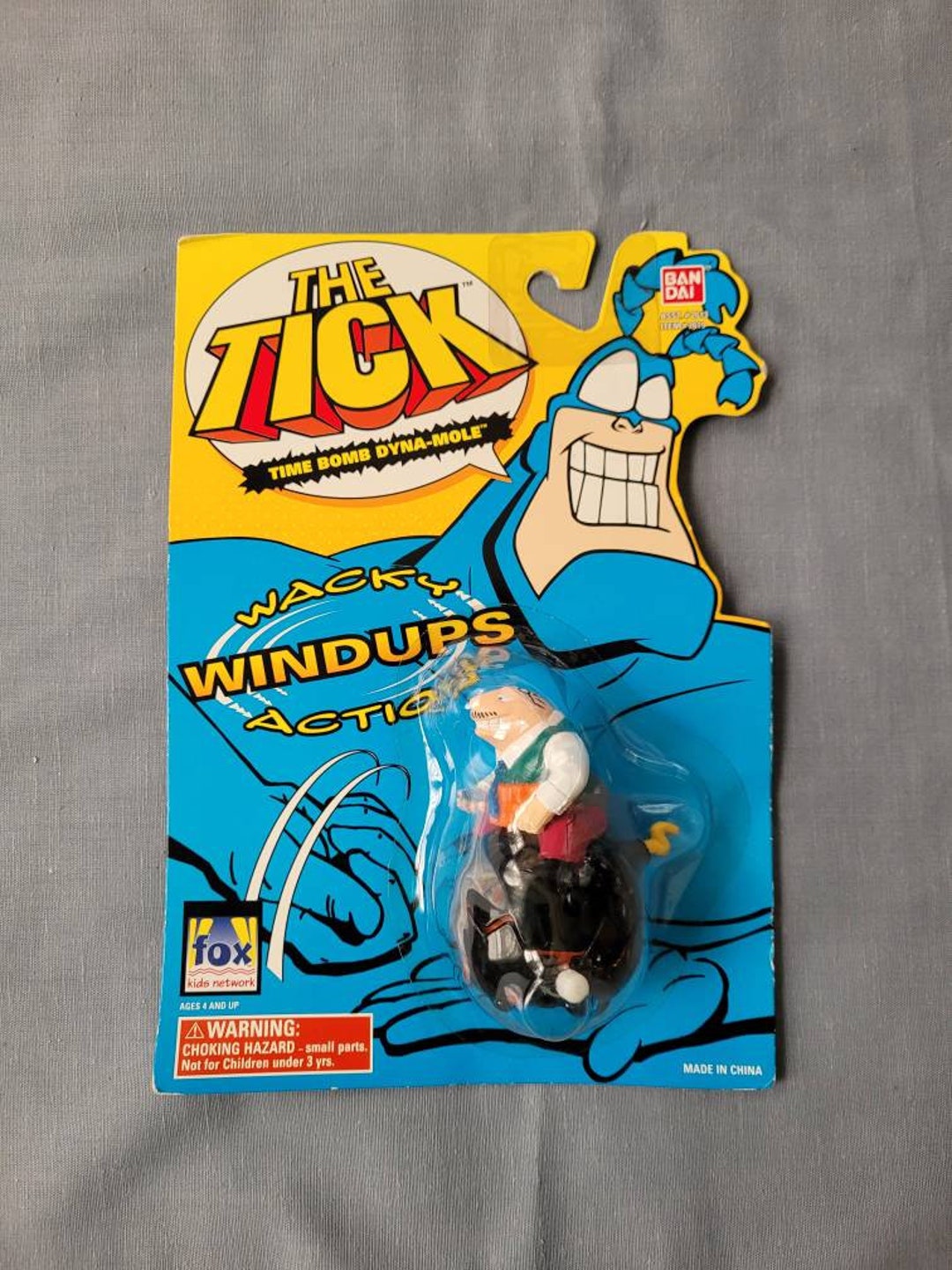 1995 the Tick Time Bomb Dyna-mole Action Figure - Etsy