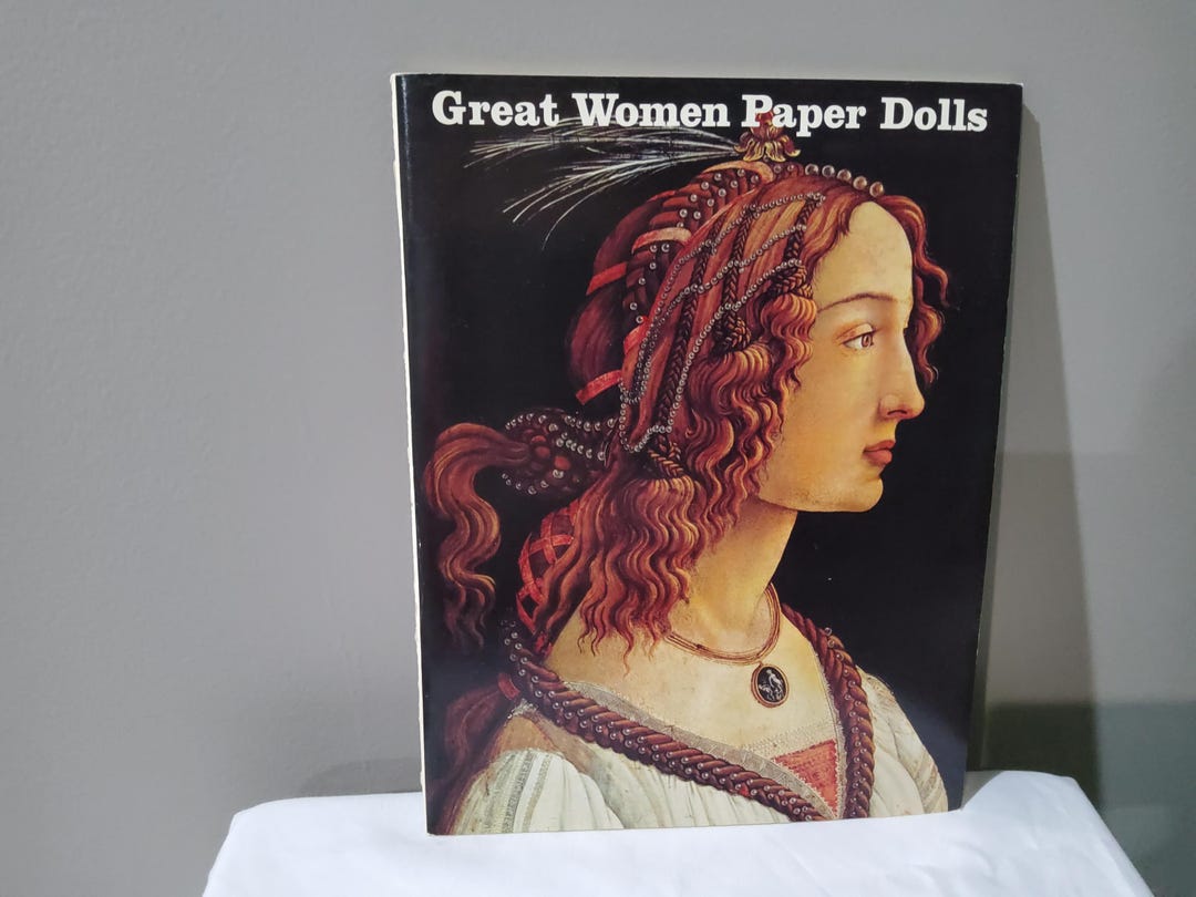 1984 Great Women Paper Dolls - Etsy