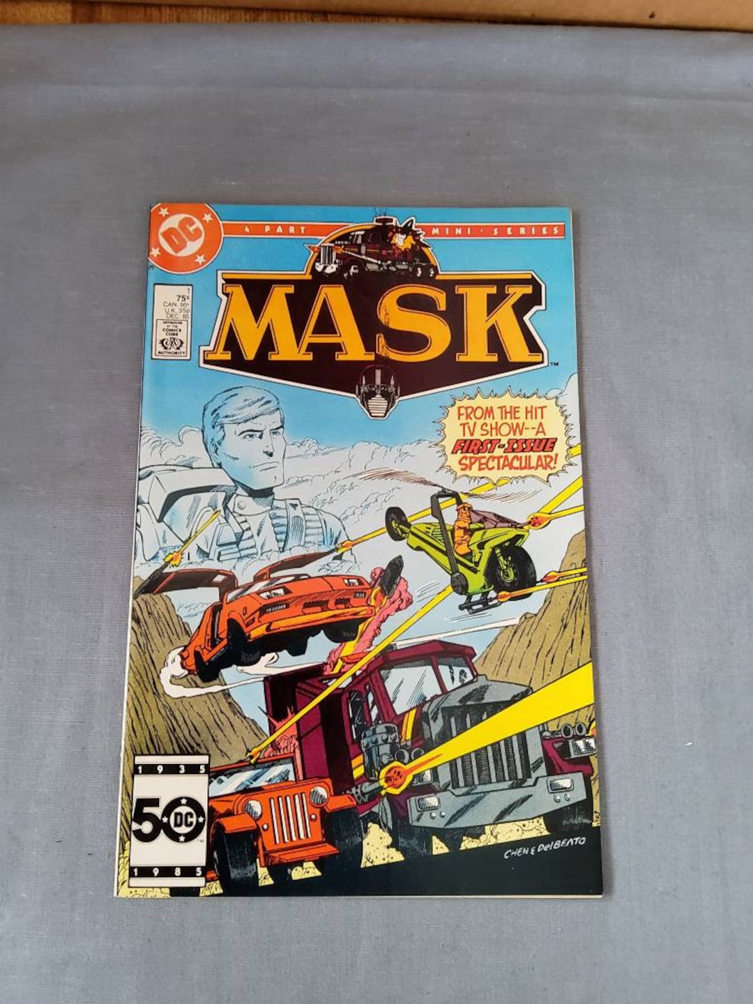 1985 Mask DC Comic Book - Etsy