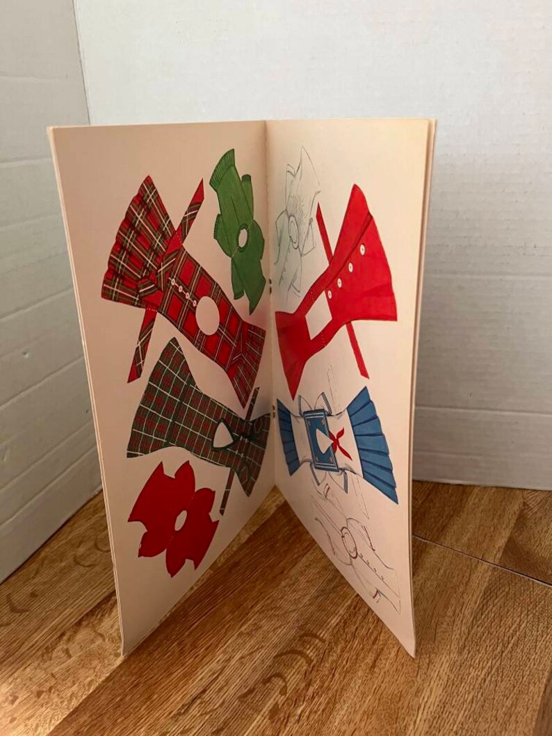 1964 Push-out Doll Book-front and Back Dolls and Dresses - Etsy