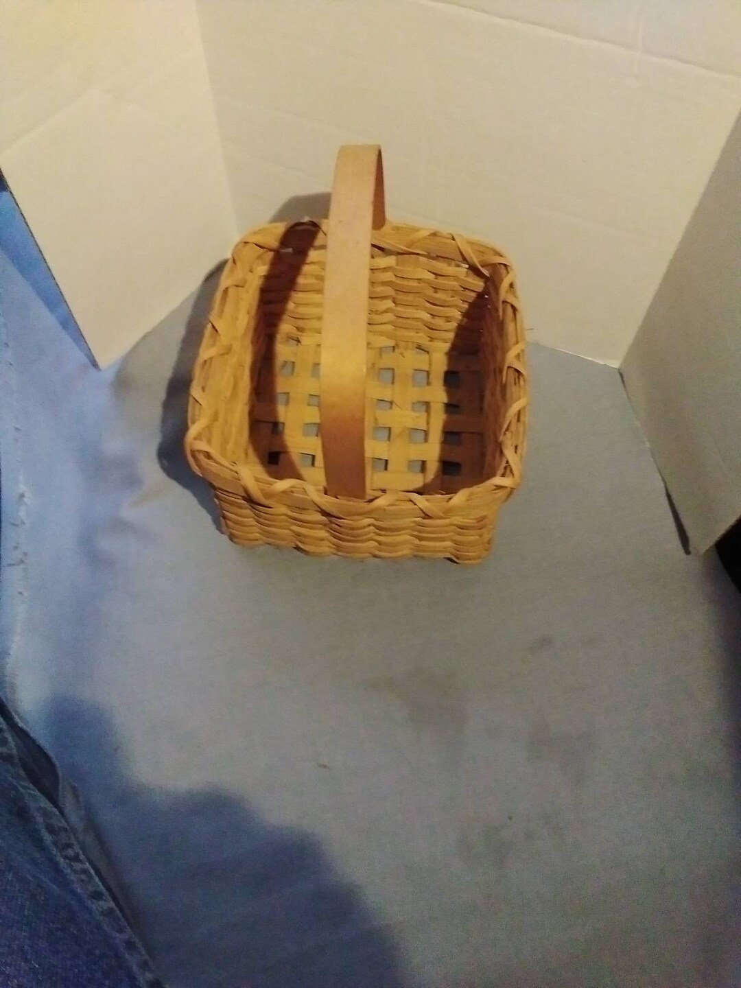 Square Split Oak Basket - Etsy