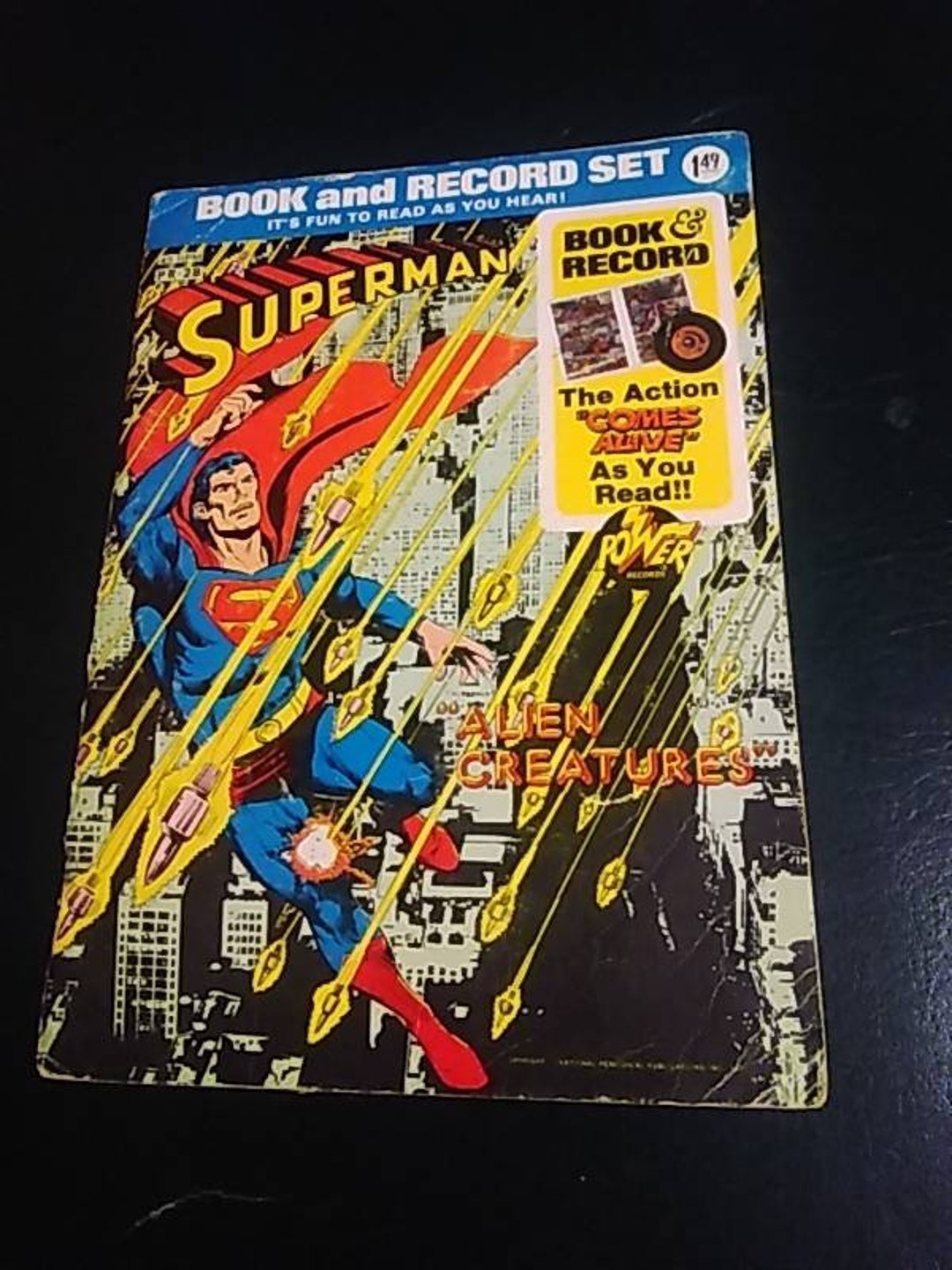 Superman Alien Creatures Book and Record Set PR 28 - Etsy